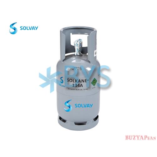 Solvay Solkane R134a Soğutucu Gaz 12 Kg Doldurulabilir - Üyelere Özel + KDV